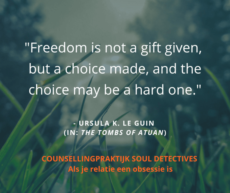 Freedom is not a gift given, but a choice made | Soul Detectives
